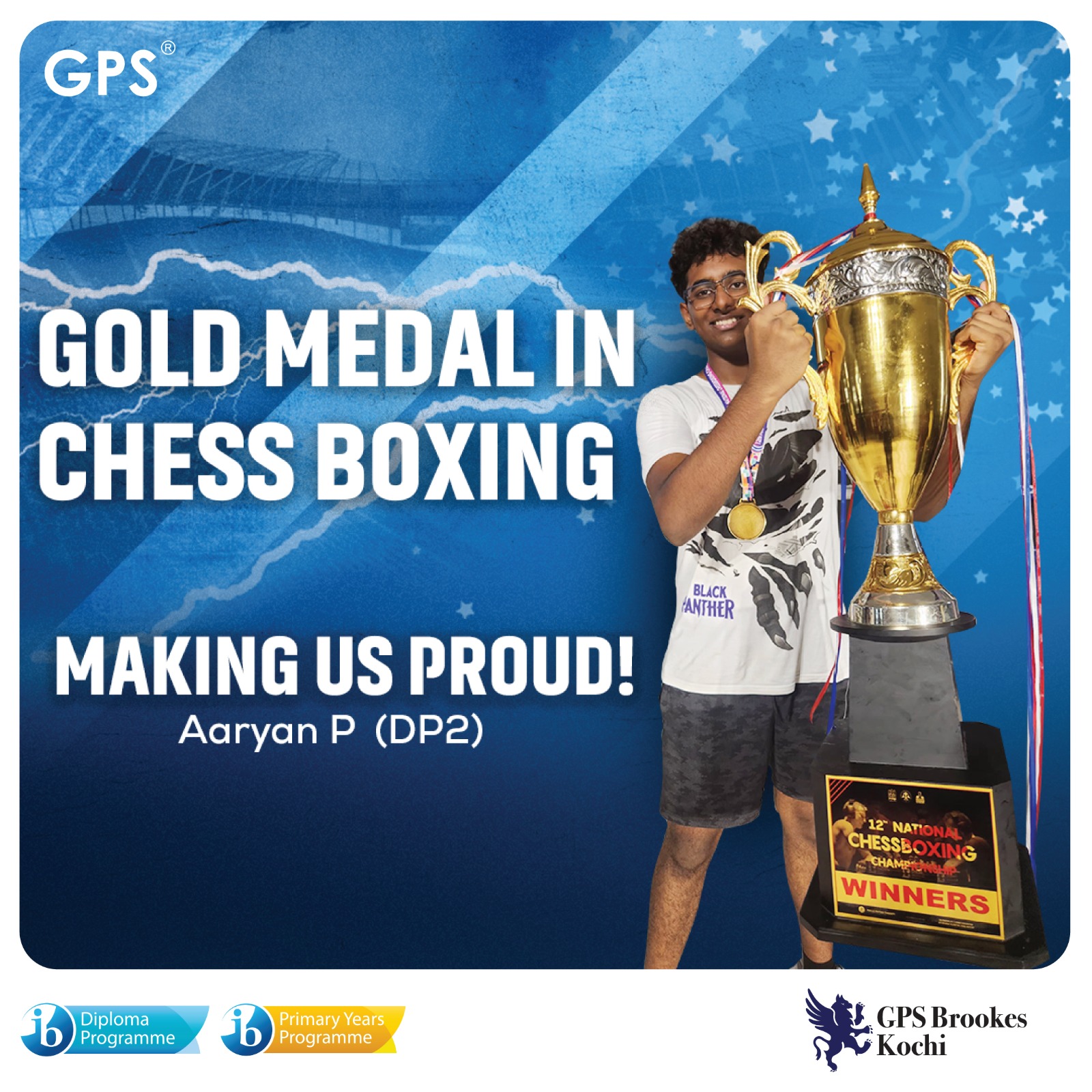 Aaryan P Shines at National Chess Boxing Championship, Eyes Asian Glory ...